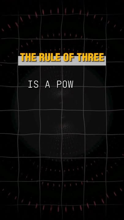 Do You Know About the Rule of 3 in Marketing – UltraByRich
